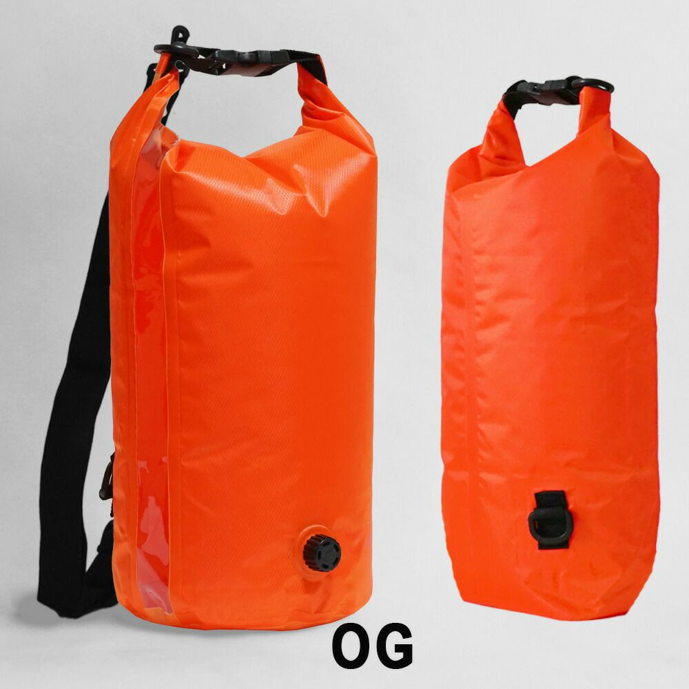 10L バルブ付きドライバッグ防水バッグ ウォータープルーフバック
